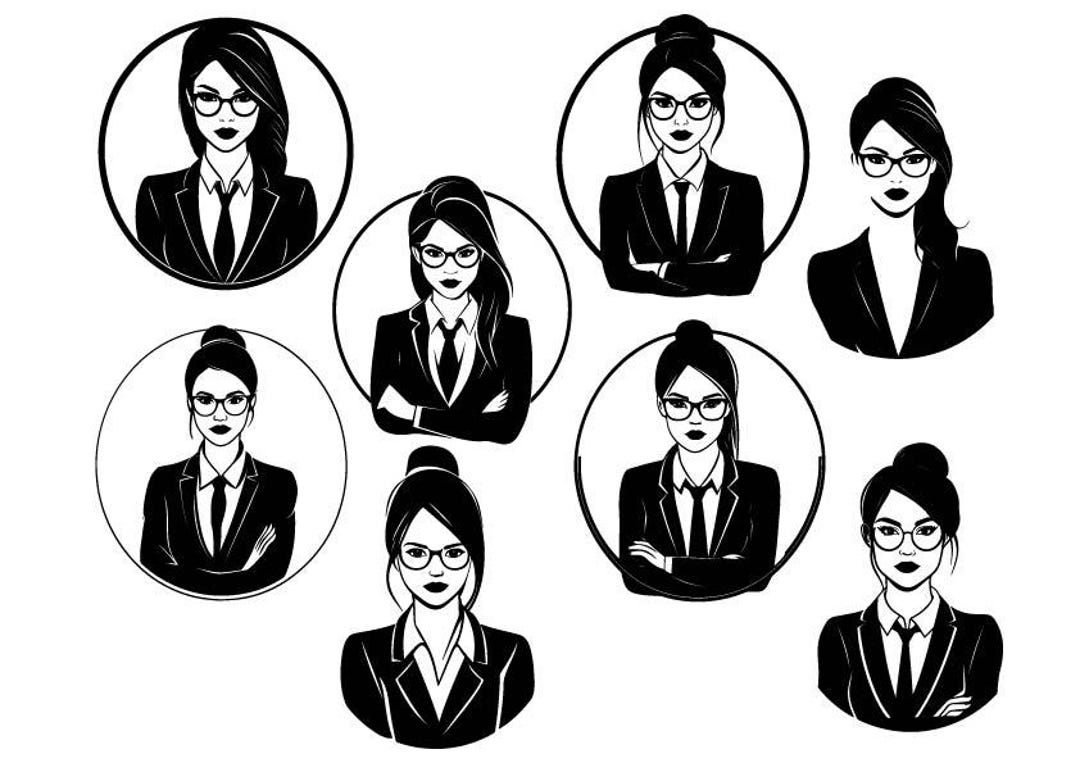 Business Woman Svg, Woman Svg, Business Woman Clipart, Business Woman ...