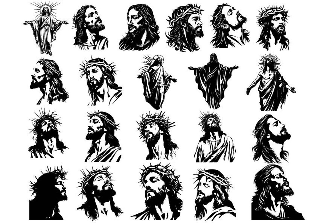 Jesus SVG Bundle, Christian Svg, Jesus Cut Files for Cricut, Jesus ...