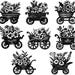 Floral Cart Svg, Flowers Clipart, Flowers Cut Files for Cricut ...