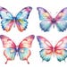 Watercolor Butterfly Clipart, Butterfly PNG Clipart, Pink Butterfly Png ...