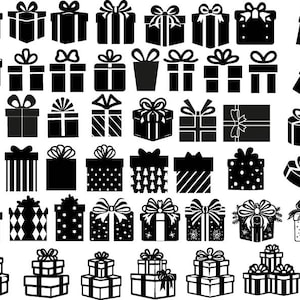 Christmas Gift SVG, Present SVG Bundle, Gift Svg, Present Clipart ...