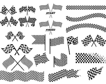 RACING STRIPES Svg, Checkered FLAGS Svg, Racing Stripes Svg Cut Files ...