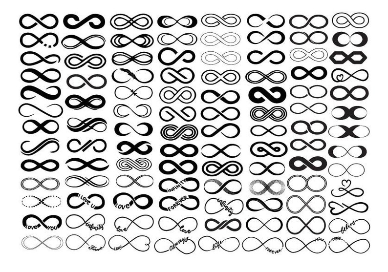 INFINITY SVG BUNDLE, Infinity Svg, Infinity Clipart, Infinity Cut Files ...