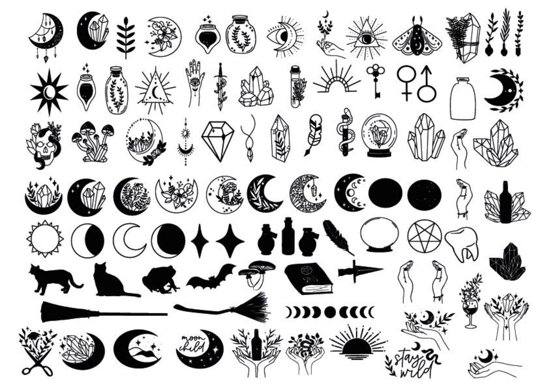 Witchcraft Svg , Mystic Svg, Witchcraft Clipart, Mystic Clipart ...