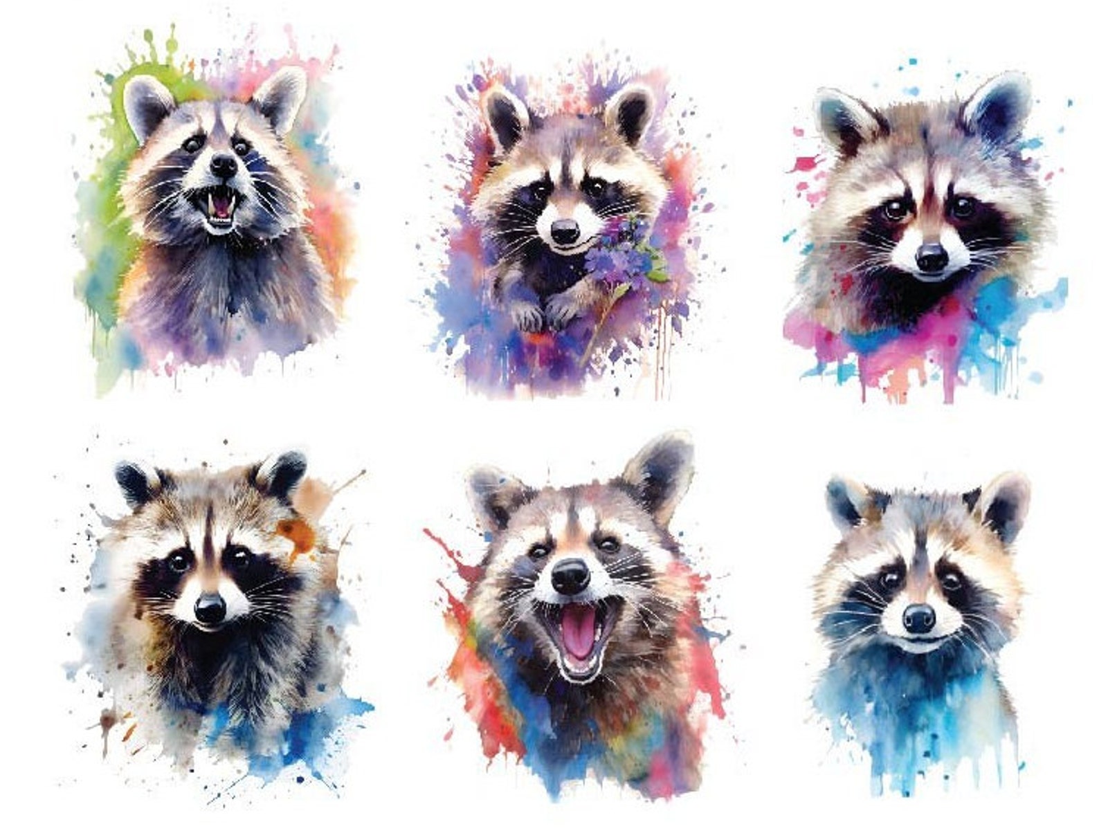 Watercolor Raccoon Png , Raccoon Clipart, Raccoon Png , Raccoon Baby ...