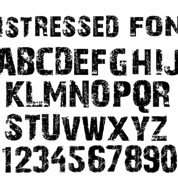 Distressed - Etsy