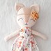Sweet Soft Cat Doll, Great One of a Kind Baby Girl Gift for Cuddly ...
