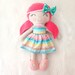 Flower Doll PDF Sewing Pattern and Step by Step Instructions- Beginner ...