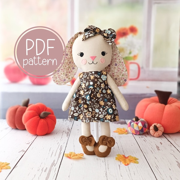 Bunny Sewing Pattern - Etsy