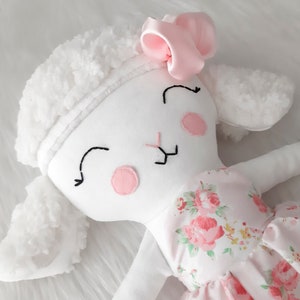 Lovely Handmade Sheep Doll, Great One of a Kind Gift for Baby Girls - Etsy