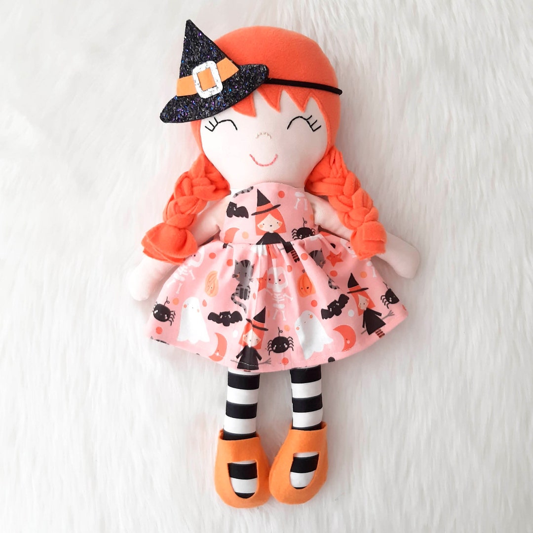 Cute Handmade Witch Doll Great One of a Kind Halloween Gift - Etsy