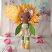 Flower Doll PDF Sewing Pattern and Step by Step Instructions- Beginner ...