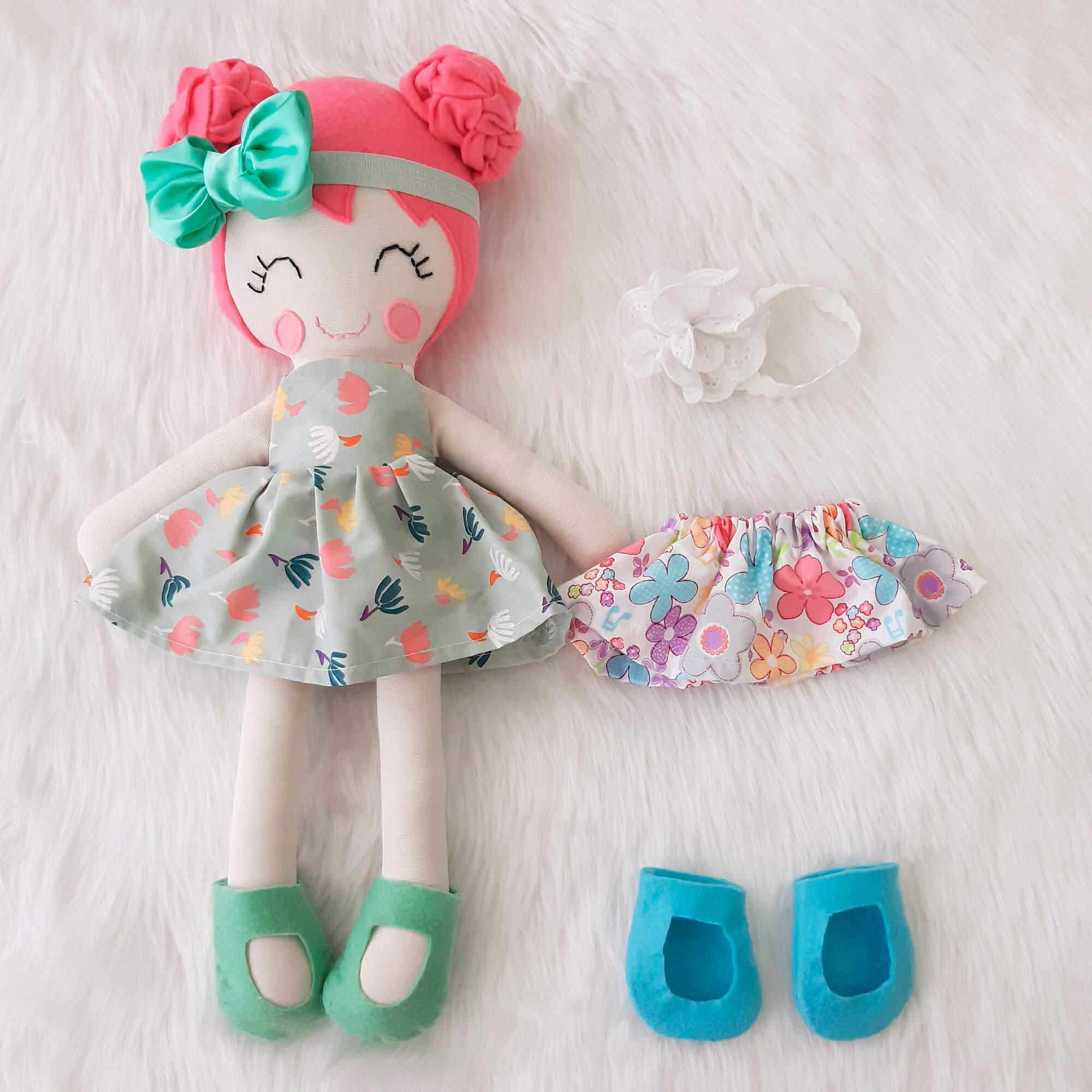 Lovely handmade dress up doll great one of a kind gift idea | Etsy