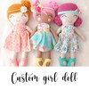 Flower Doll PDF Sewing Pattern and Step by Step Instructions- Beginner ...