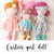 Flower Doll PDF Sewing Pattern and Step by Step Instructions- Beginner ...