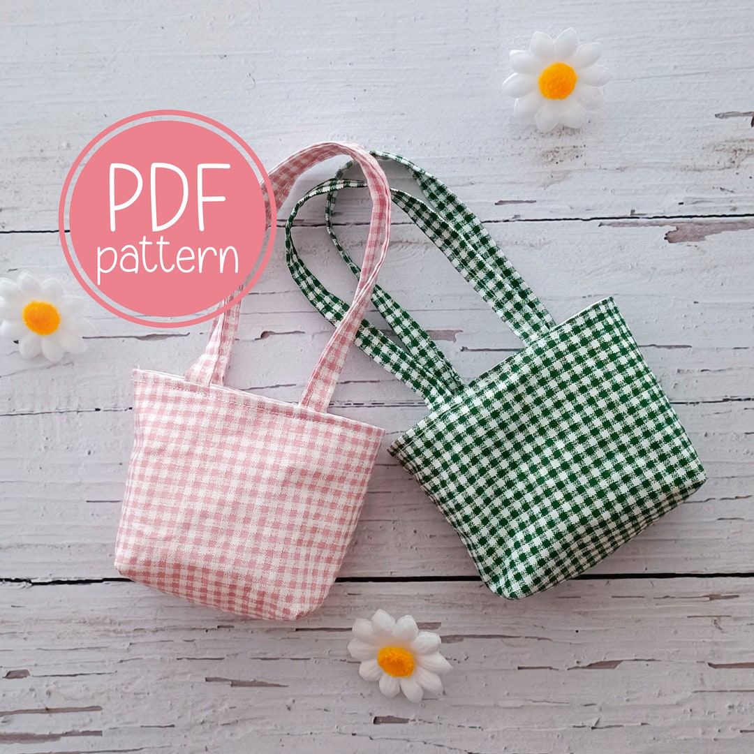 Doll Tote Bag PDF Sewing Pattern and Step by Step Instructions ...