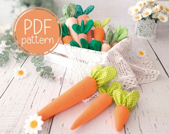 Pattern: Fabric Carrots Sewing PDF - Etsy