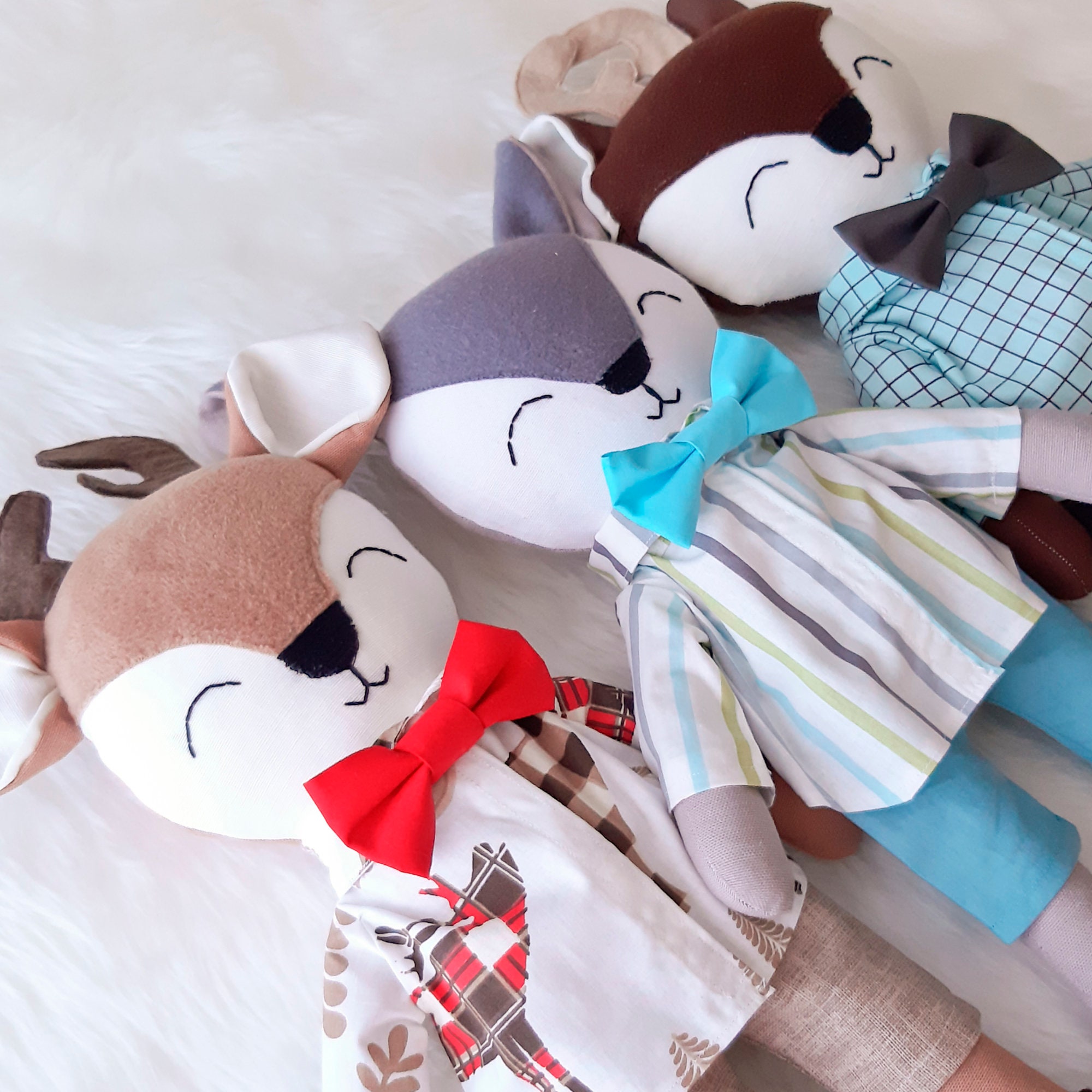 Toys & Games Charming Deer Doll one of a kind handmade gift idea for ...