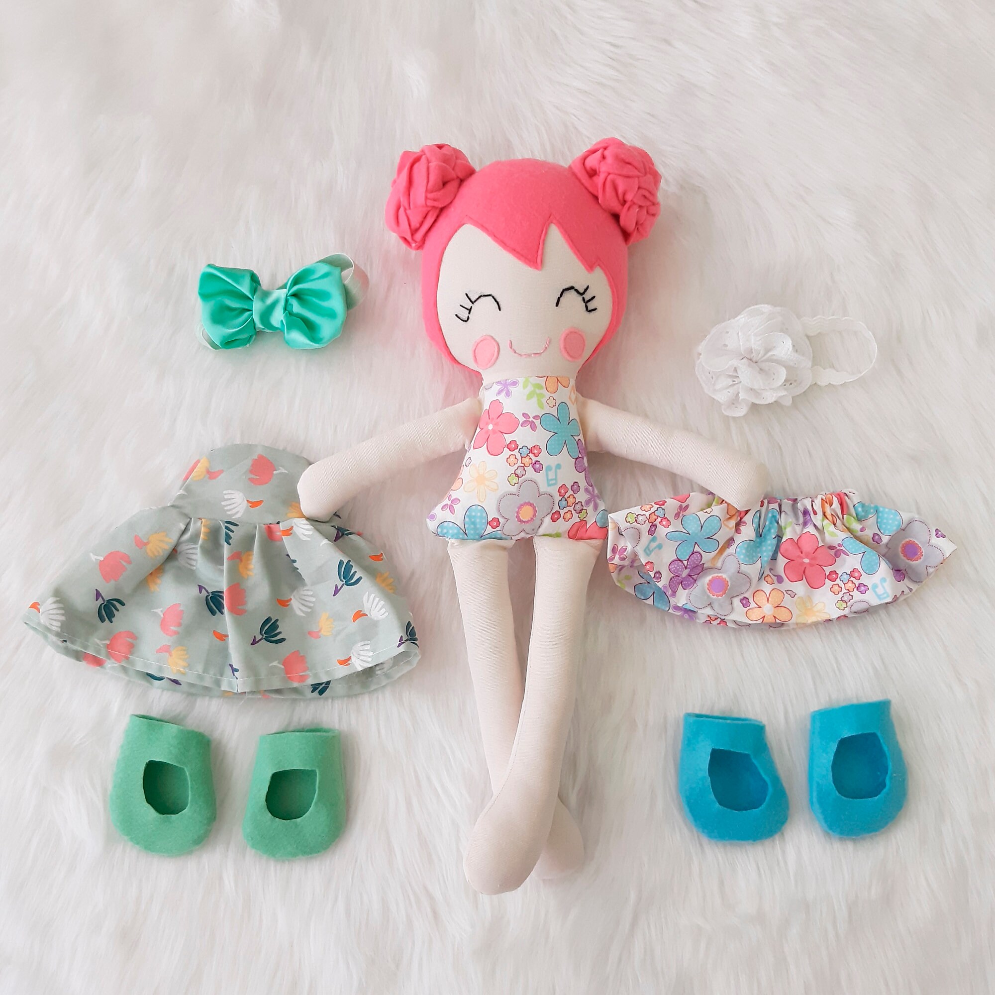 Lovely handmade dress up doll great one of a kind gift idea | Etsy