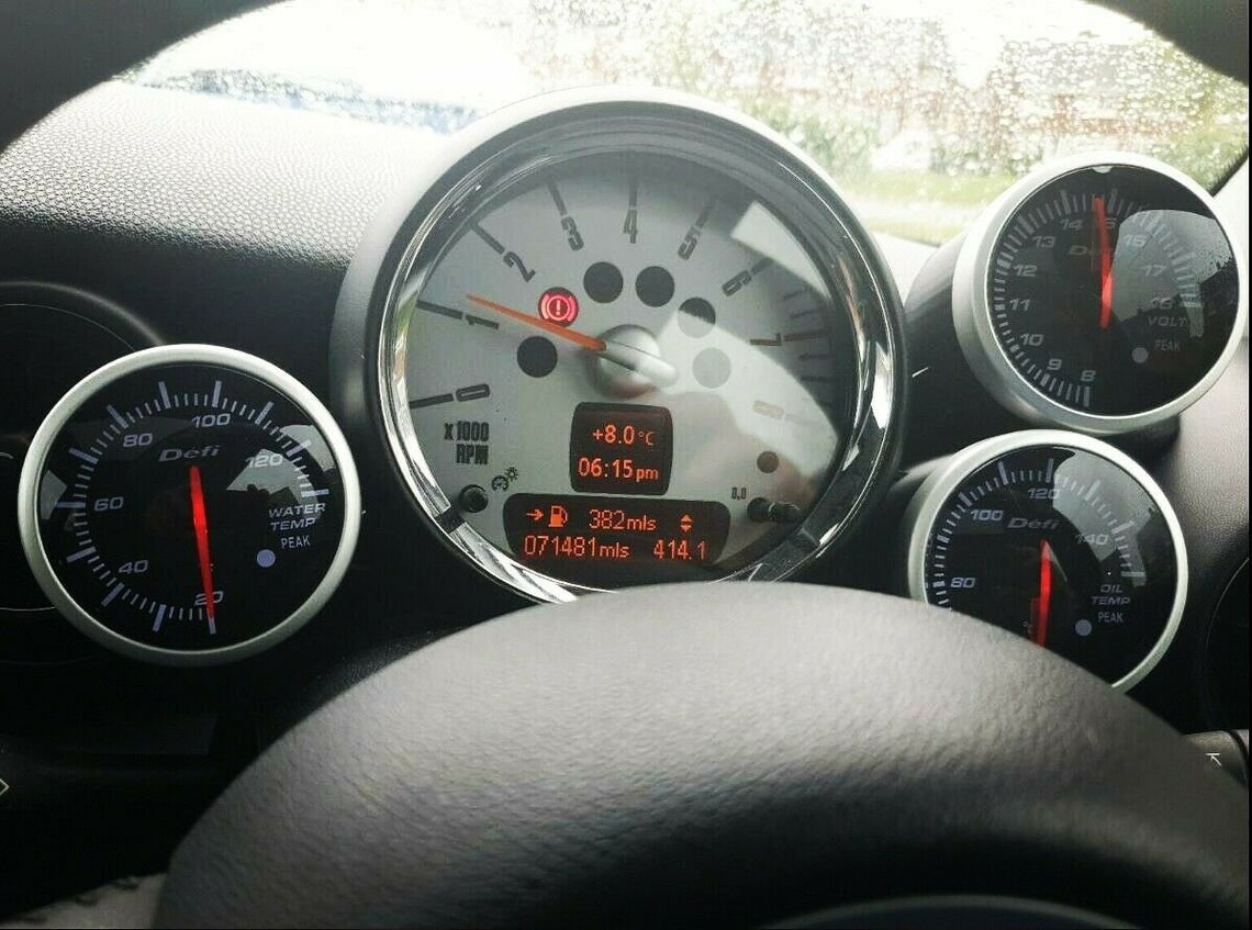 Mini Cooper/s/jcw R56 R55 R56 R57 R58 R59 Dual Gauge Pod Black - Etsy UK