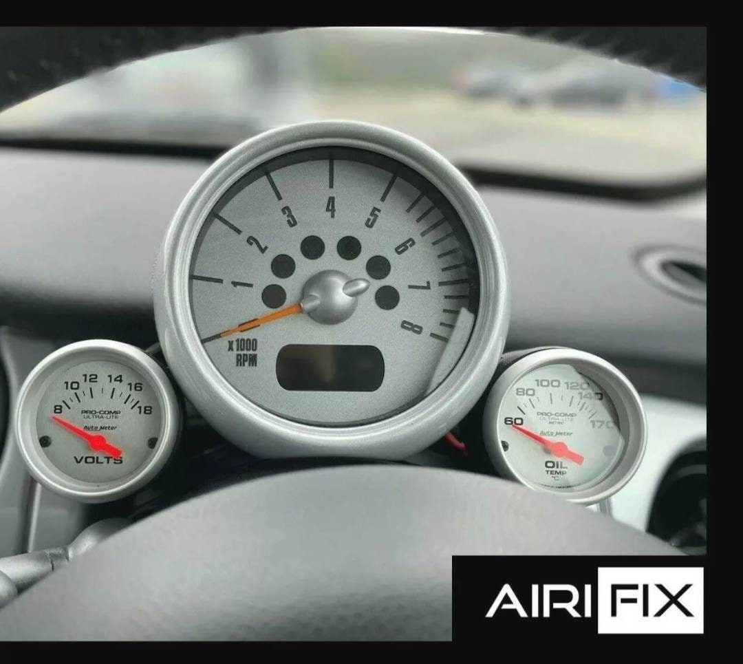 Mini Cooper/s/jcw R50 R52 R53 Gauge Pod Black 60 or 52mm 2002-2006 ...
