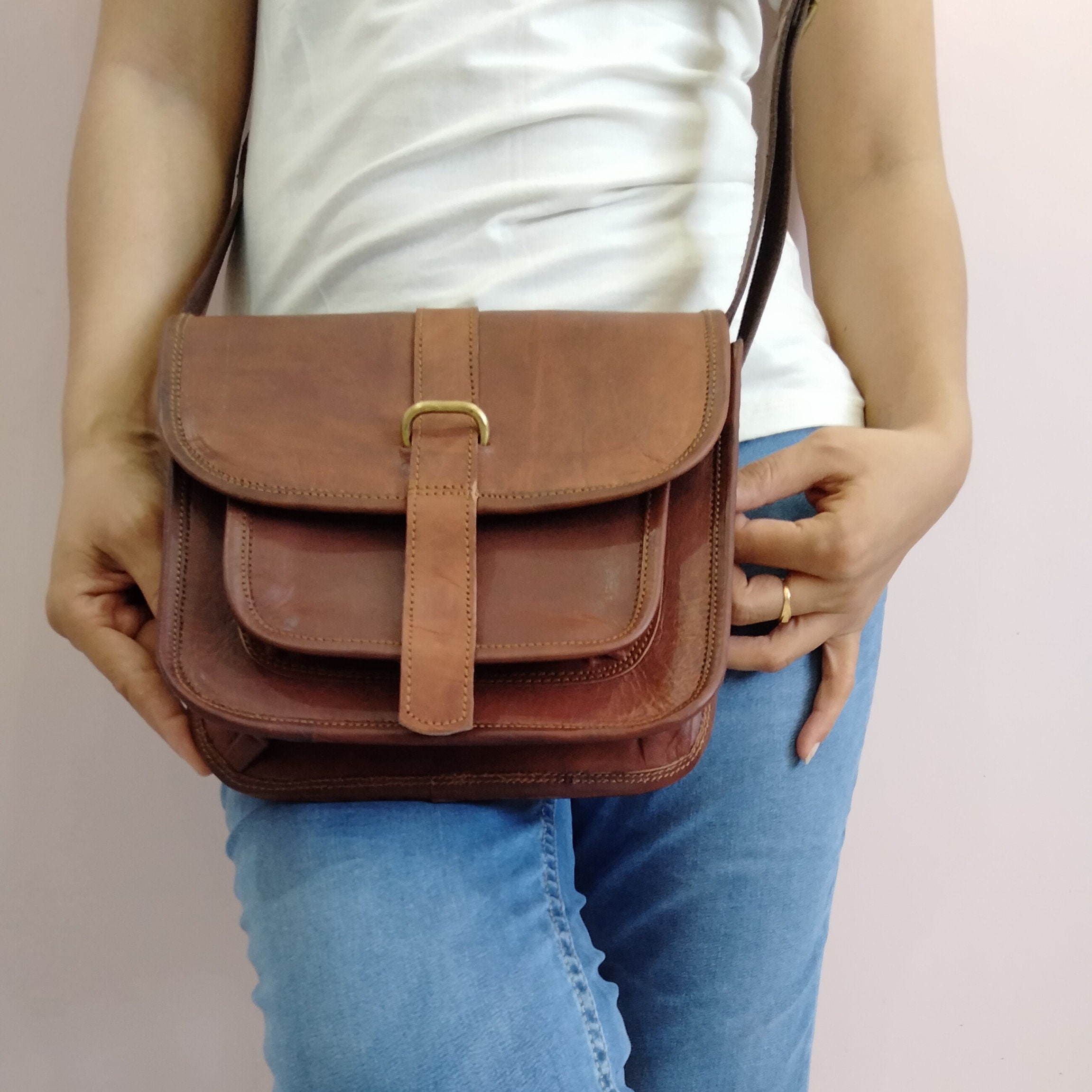 Leather Crossbody Purses Leather Crossbody Bags For Women And Etsy