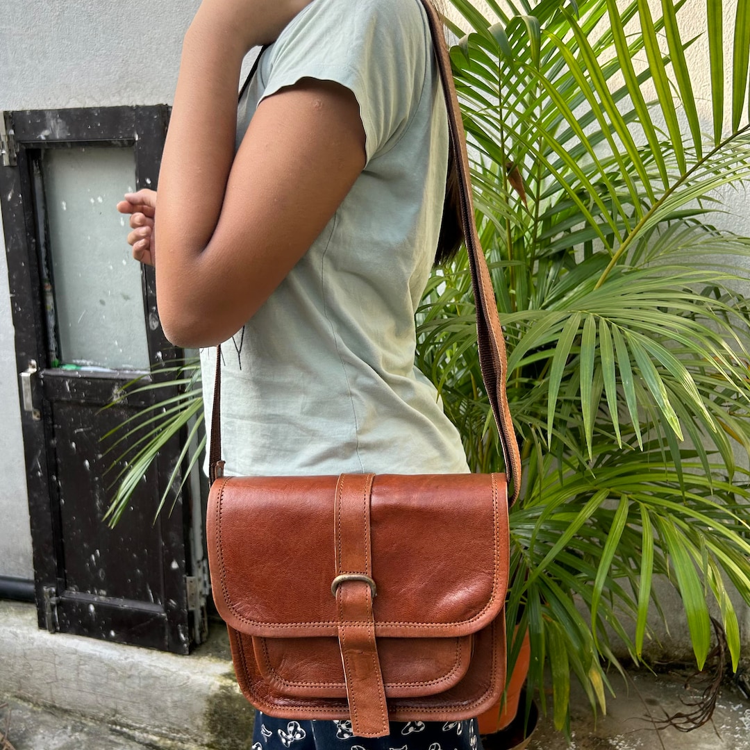 Handmade Leather Crossbody Bag: Women's Satchel Purse - Etsy