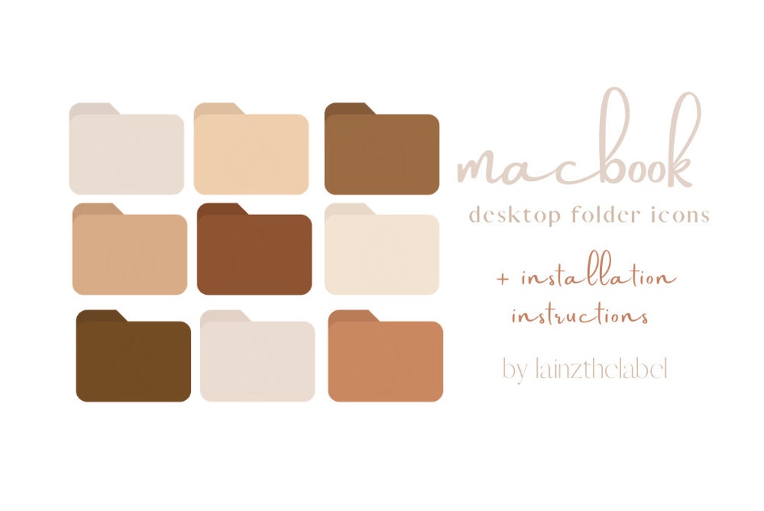 MacBook Desktop Folders Mac Icons Windows Desktop Icons - Etsy