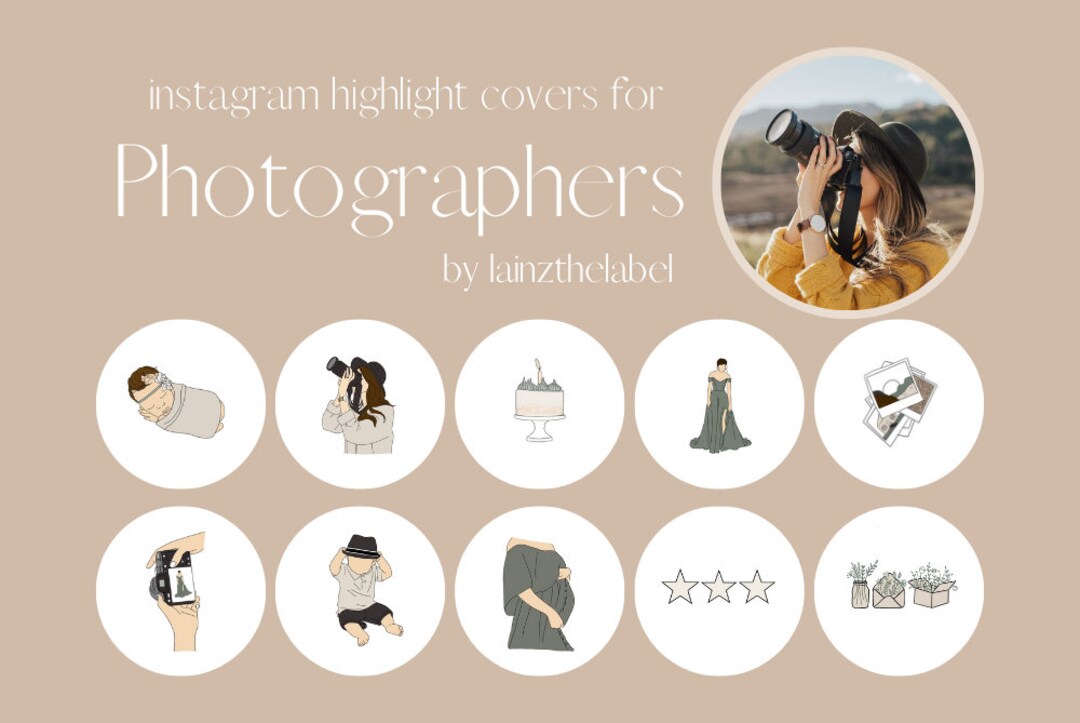 Photographer Instagram Highlight Covers | Photography, Photographer ...