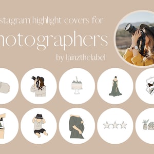 Photographer Instagram Highlight Covers | Photography, Photographer ...