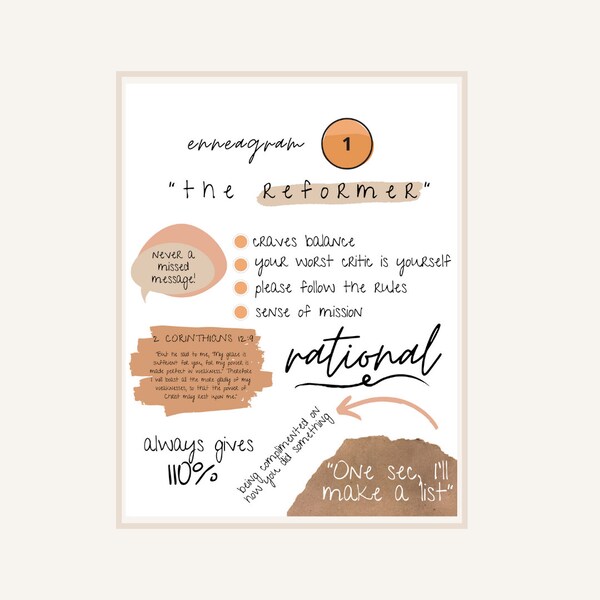 Print of Type 2 the Helper Enneagram Type 2 Enneagram Art - Etsy