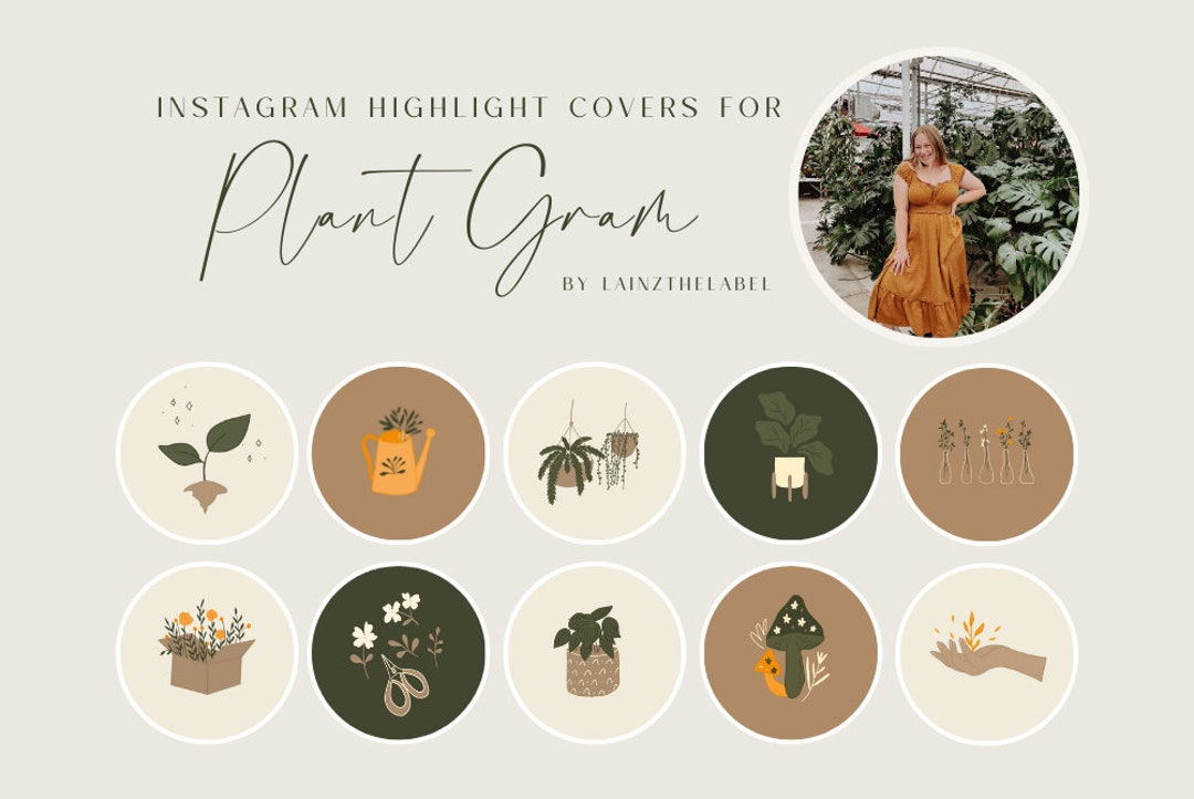 Plant IG Story Covers | Plant Lady Highlight Covers | Plant Instagram ...