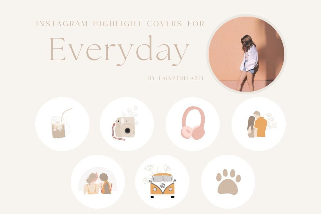 Everyday Instagram Covers | Lifestyle IG Icons | Insta Story Covers ...