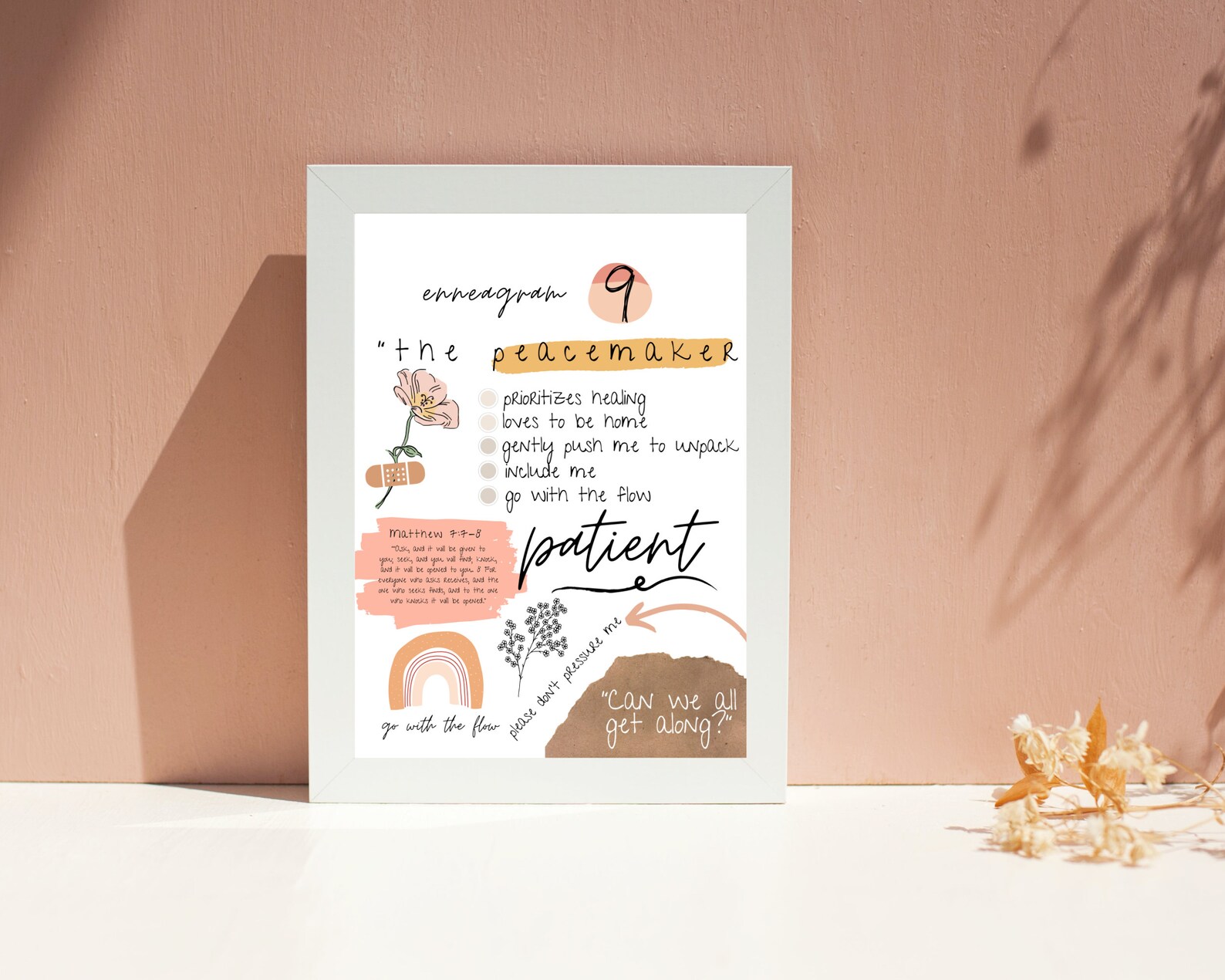 Enneagram 9 High Quality Poster Printable - Etsy