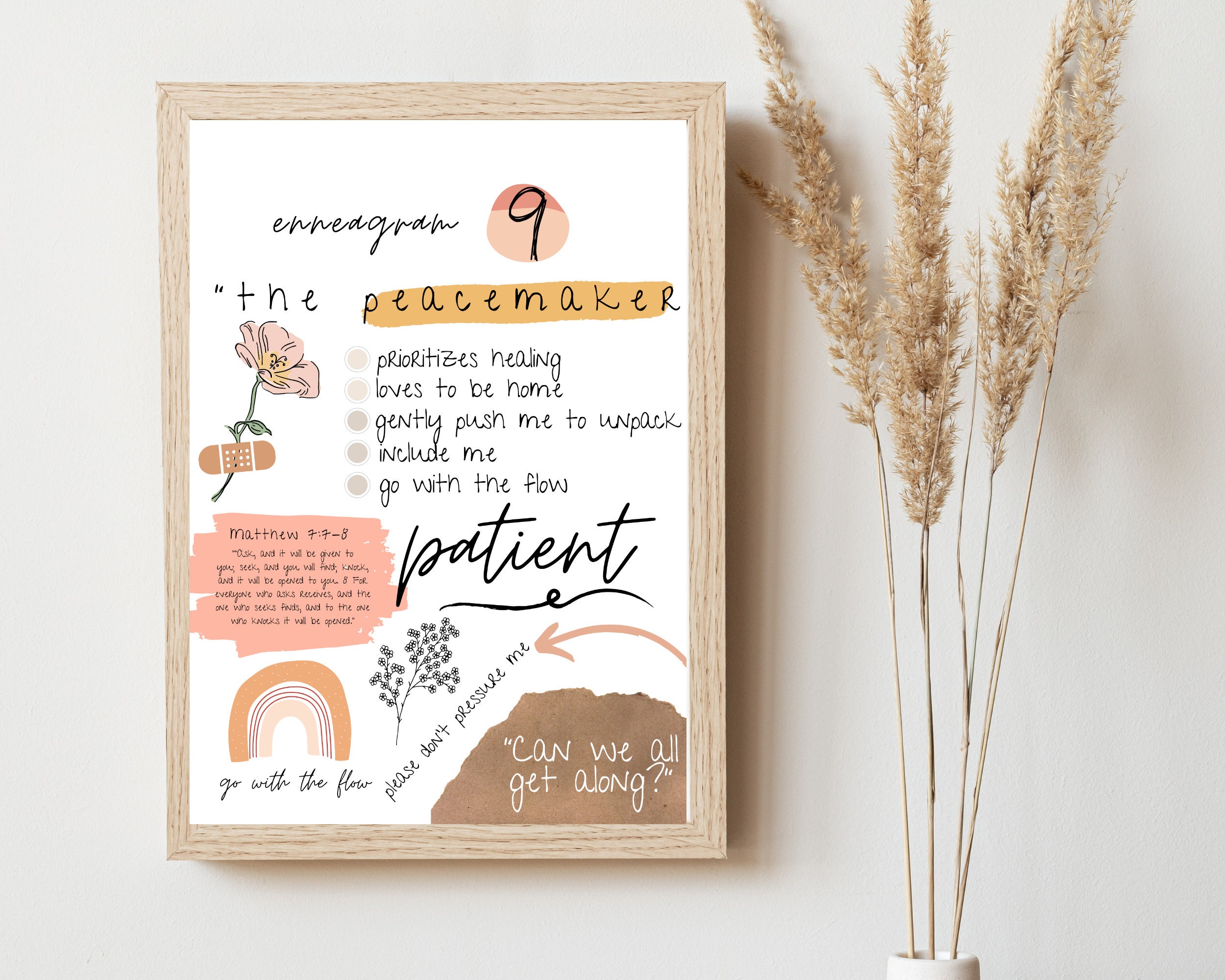 Enneagram 9 High Quality Poster Printable - Etsy