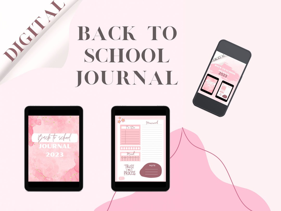 Digital Back to School Daily Journal Planner - Etsy