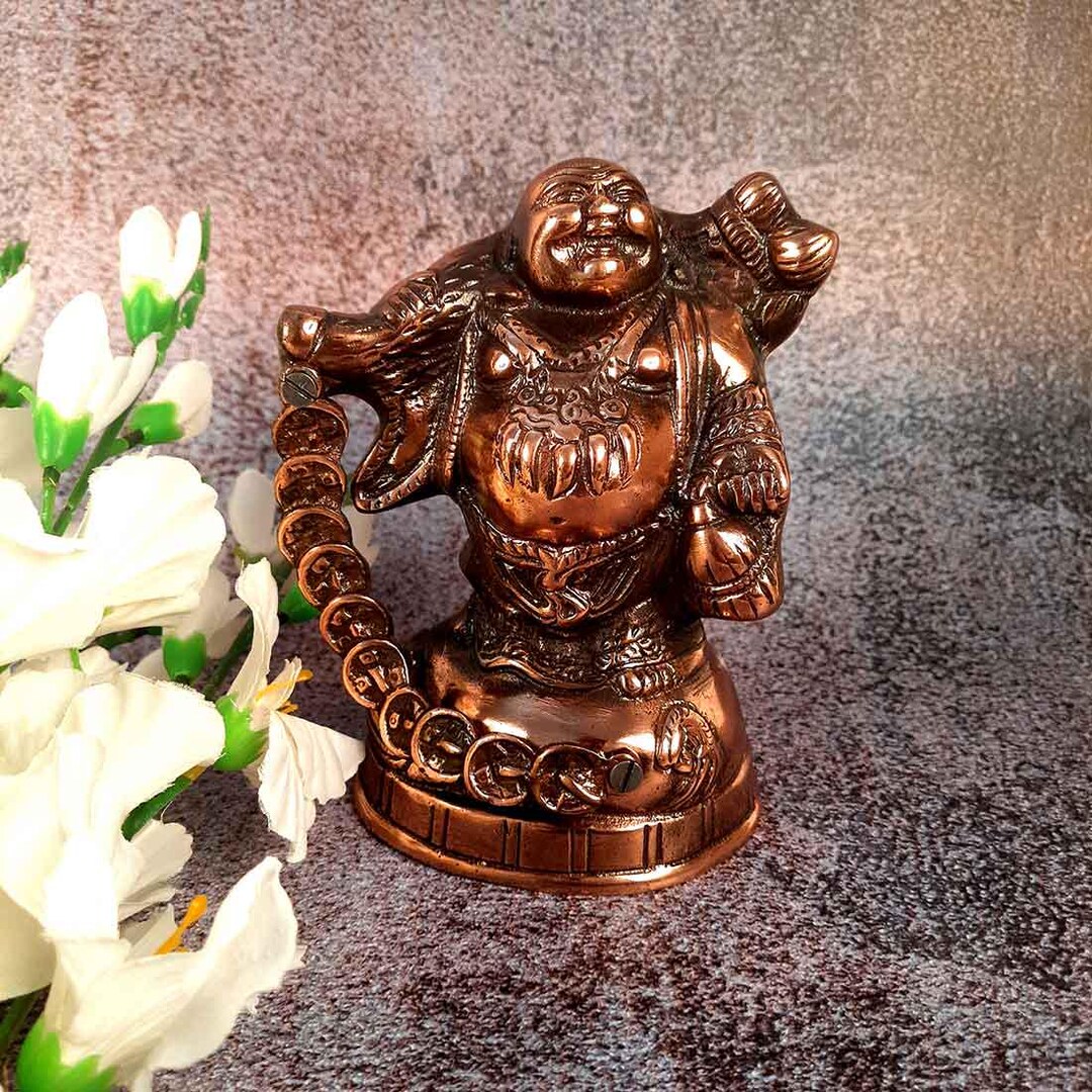 Laughing Buddha Statue | Happy Man Showpiece - for Money, Wealth ...