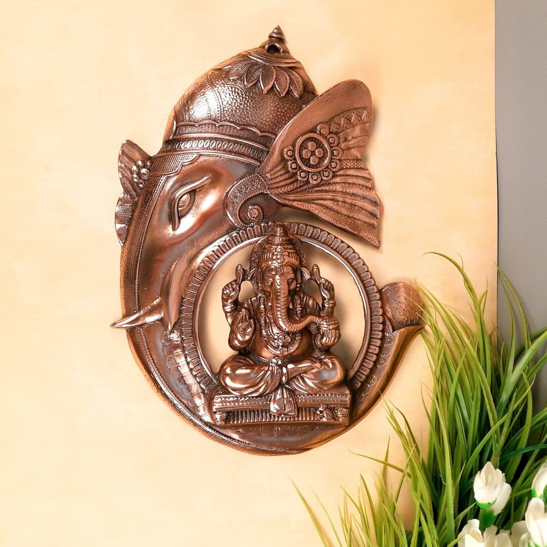 Ganesh Wall Hanging Statue Ganesha Wall Art for Home, Entrance, Living ...