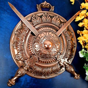 Sword Shield Wall Hanging Showpiece - Antique Style | Sword Shield ...