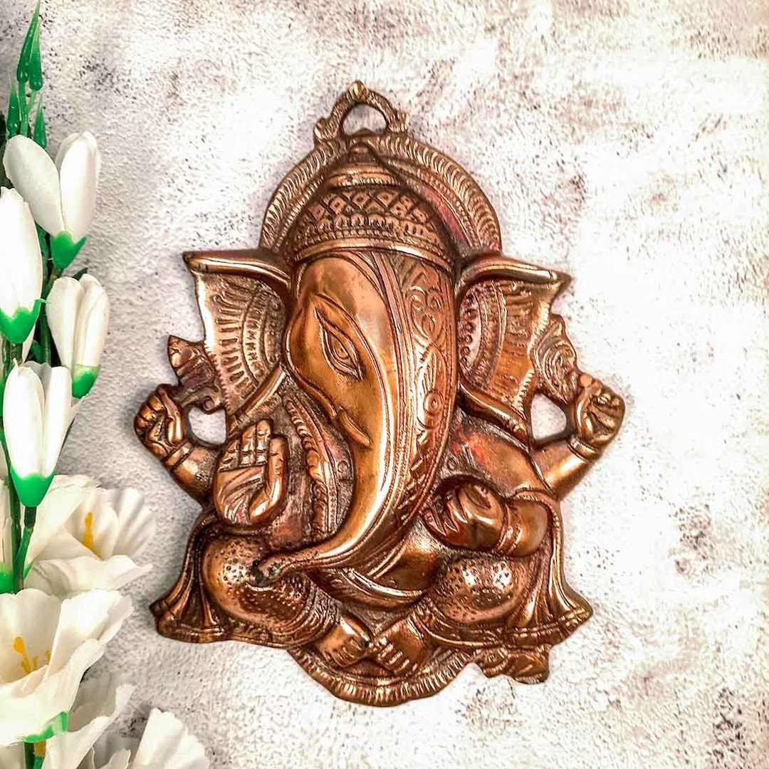 Lord Ganesh Wall Hanging Ganesha Wall Decor for Puja, Home & Entrance ...