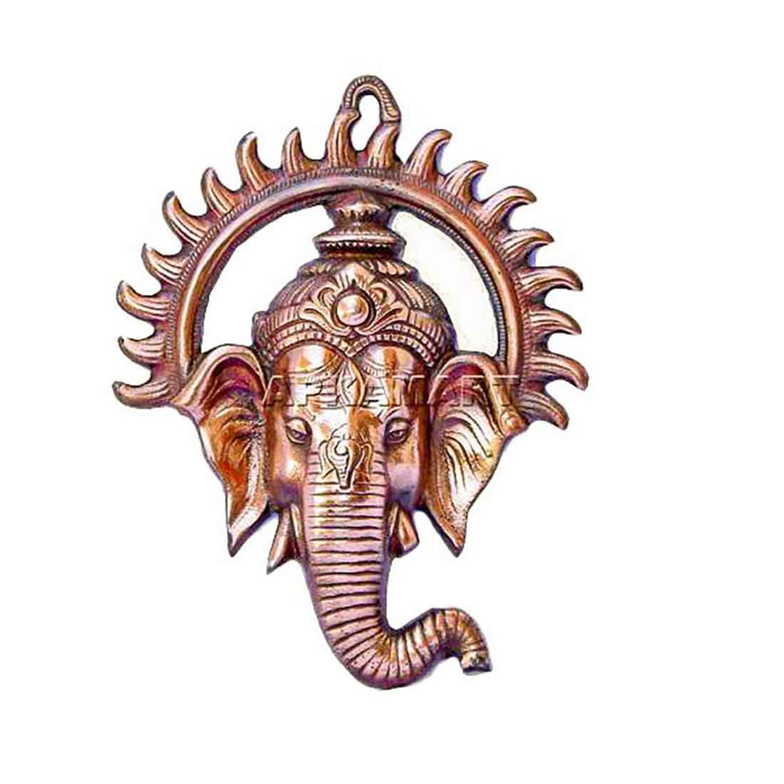 Lord Ganesha Crown Head Wall Hanging 9 Inch for Religious | Etsy
