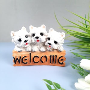 Welcome Dog Showpiece Statue | Animal Figurine - for Door, Entrance ...