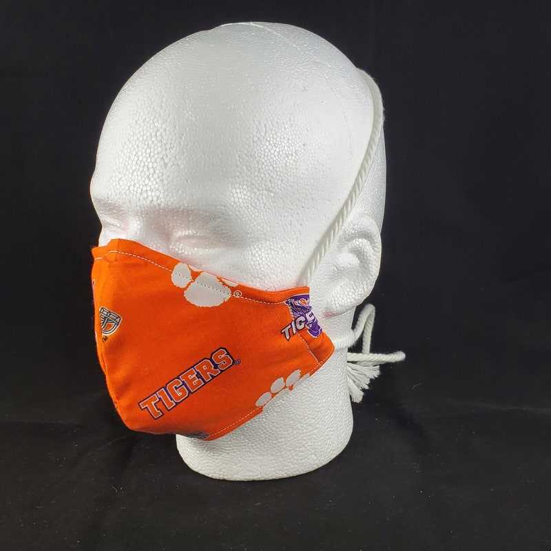 Clemson Mask - Etsy