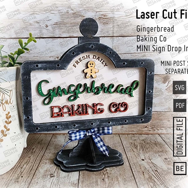 Gingerbread Sign - Etsy