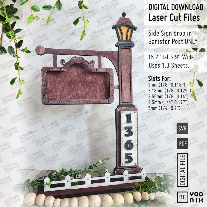 Lamp Post Home Sign - Etsy UK