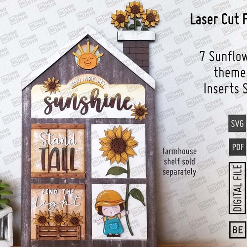 Spring Laser Cut Files Spring Interchangeable Leaning Sign - Etsy