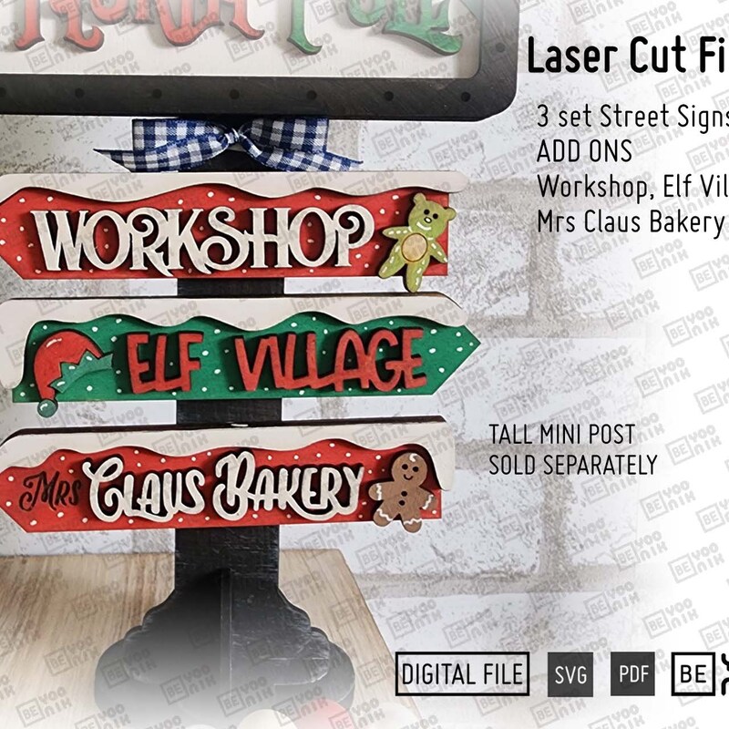 Christmas Bakery Sign - Etsy