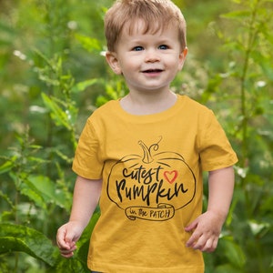 Hand Drawn Quote cutest Pumpkin in the Patch With - Etsy