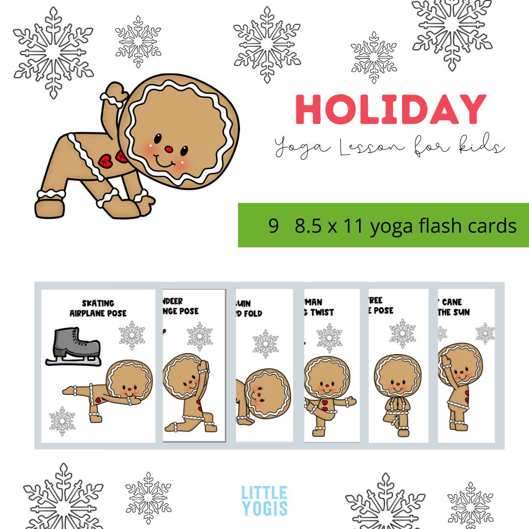 Holiday Yoga Lesson for Kids - Etsy