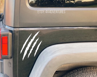 Scratch Mark Sticker - Etsy